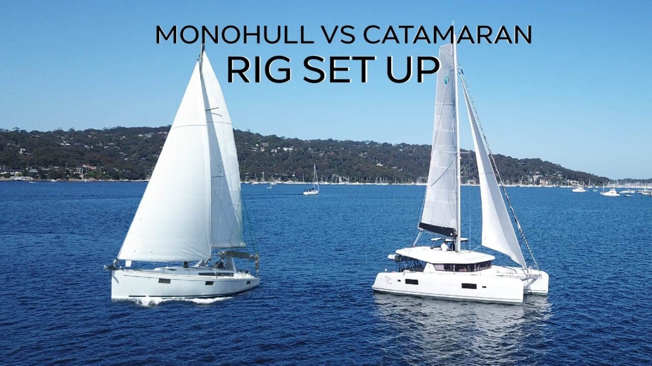 CATAMARAN VS MONOHULL RIG SET UP + VPLPs New Rig Design | TMG Yachts ...