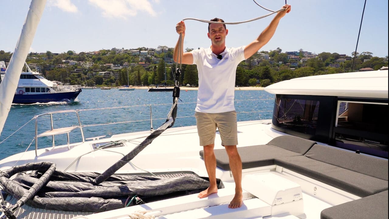 How to Fly a Code Zero on a Catamaran | Inspire & Learn